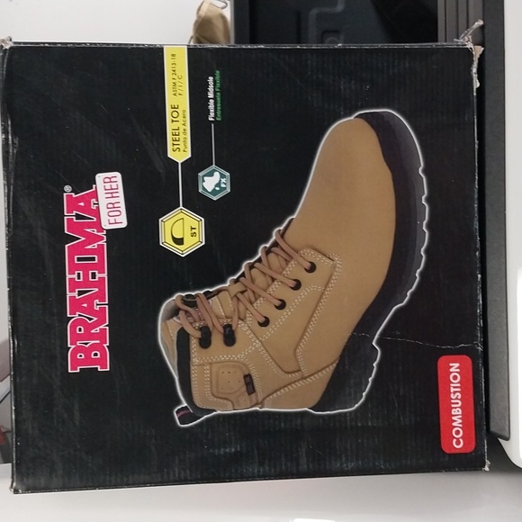 Brahma | Shoes | Brahma Womens Combustion Steel Toe Work Boots Tan ...